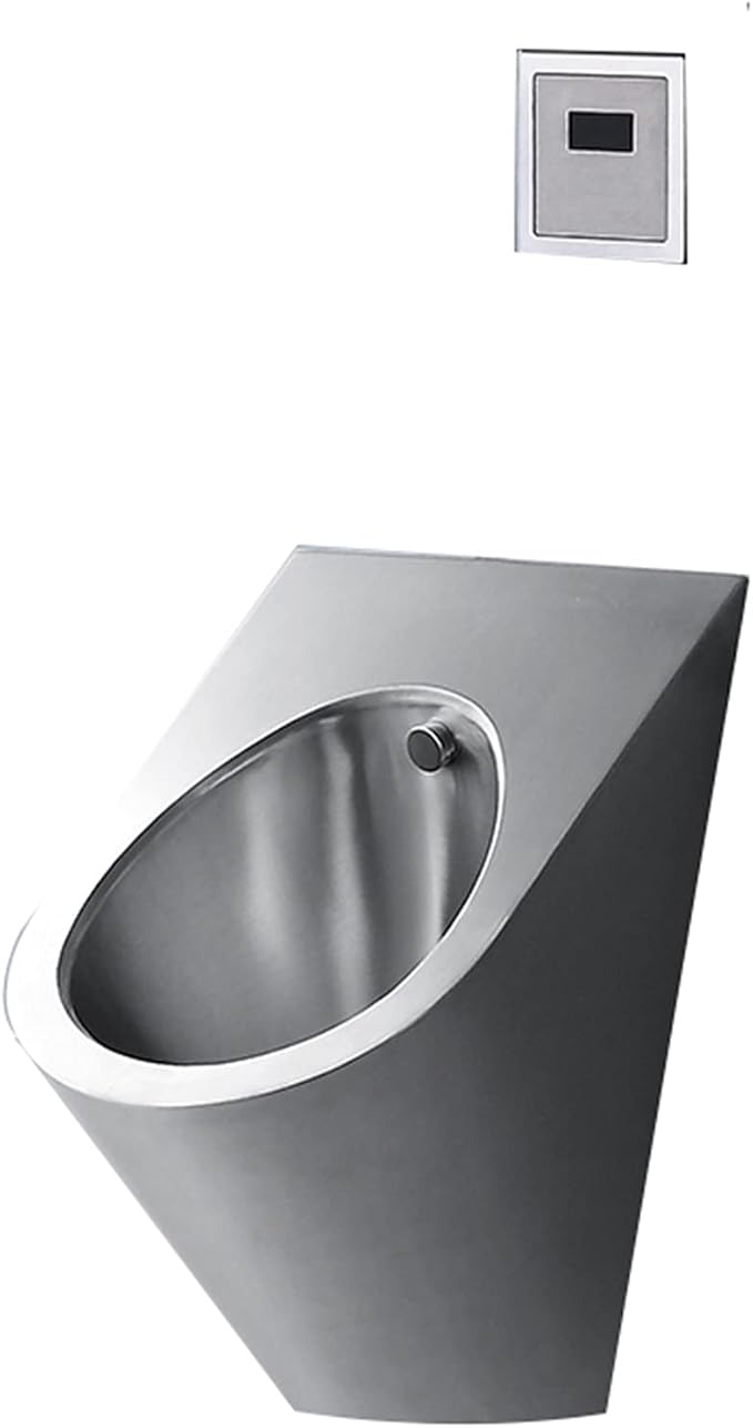 Wall-Mounted Automatic Flushing Urinal 304 Stainless Steel Men's ...