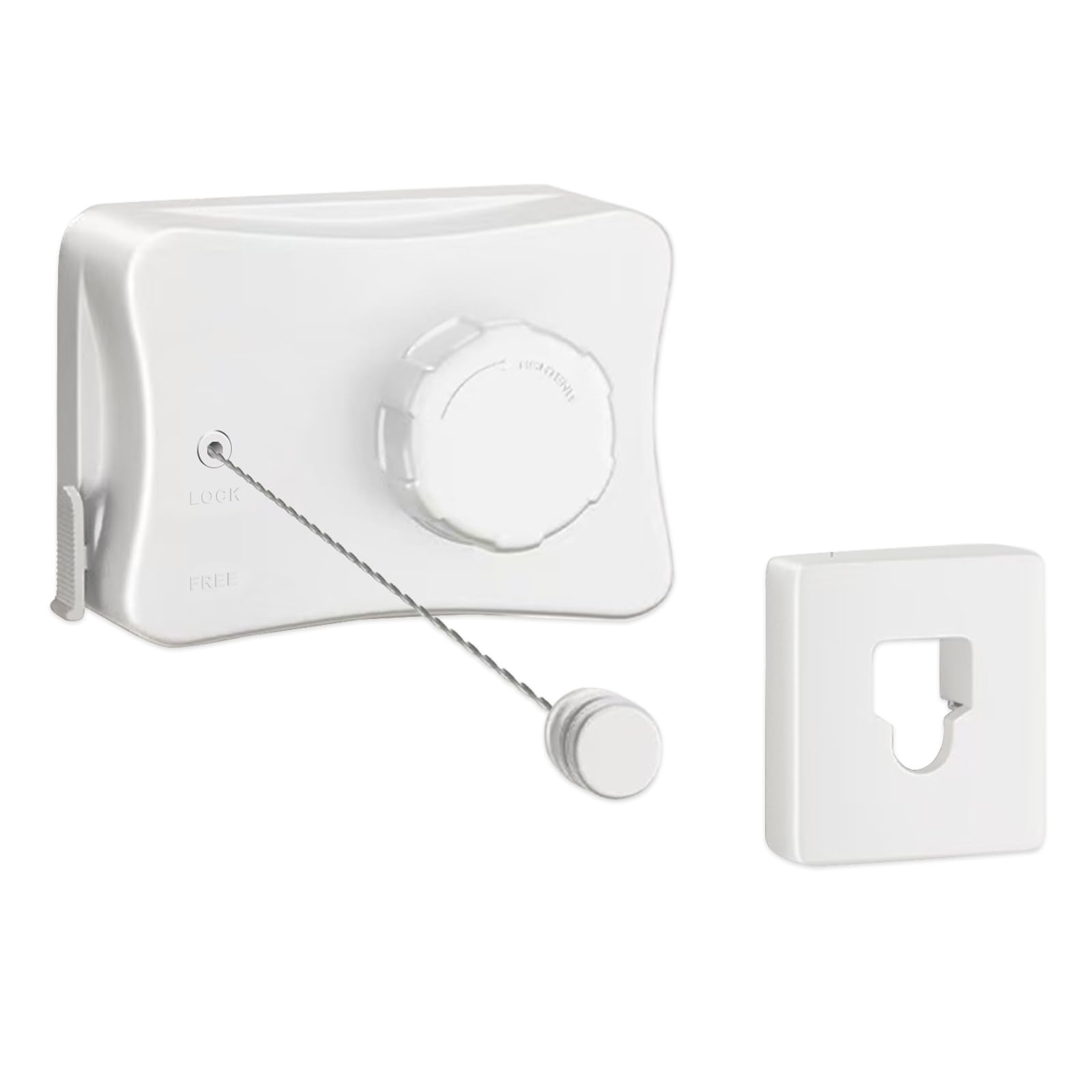 Amazon.com: Retractable Clothesline,Wall-Mounted Indoor Clothes Line ...