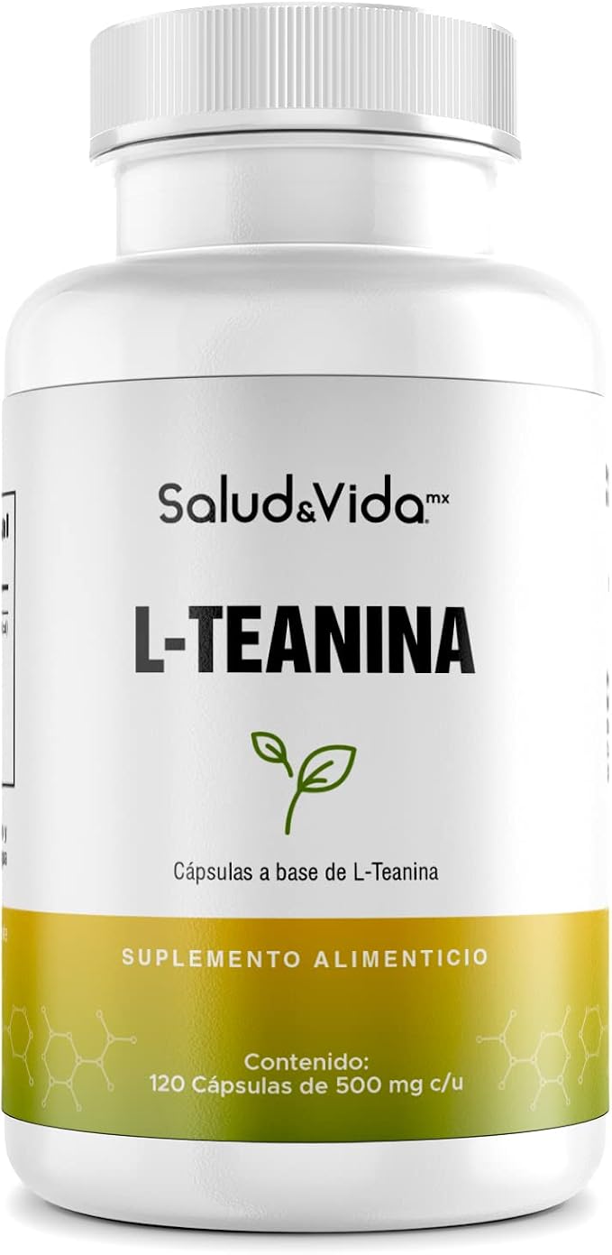 L-Teanina - Aminoácido 200 mg por Porción (1 al Día) | 120 Cápsulas | S ...