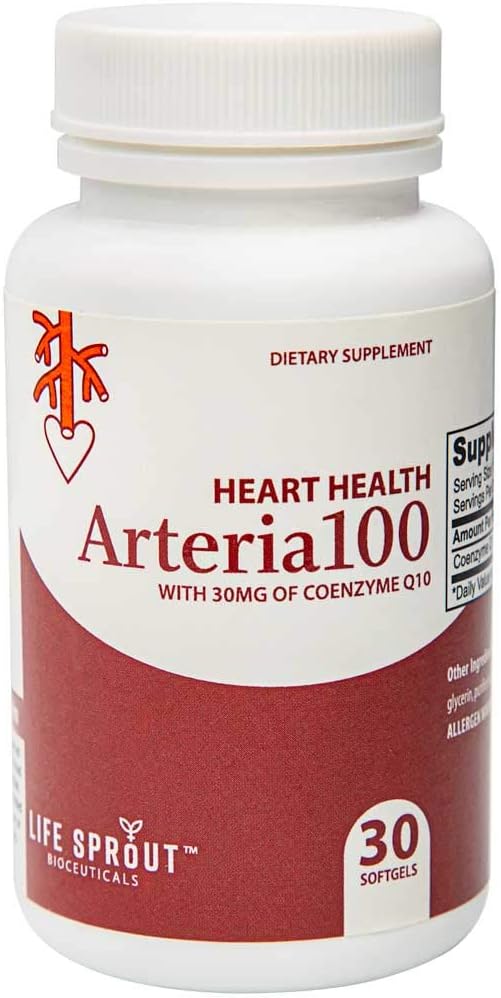 Amazon.com: Life Sprout Bioceuticals Arteria 100 with CoQ10 for Overall ...
