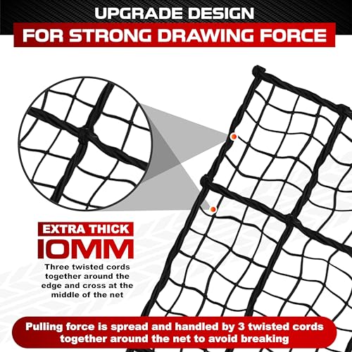 Snapklik.com : Premium 4x6 Heavy Duty Cargo Net Stretches To 8 X 12 ...