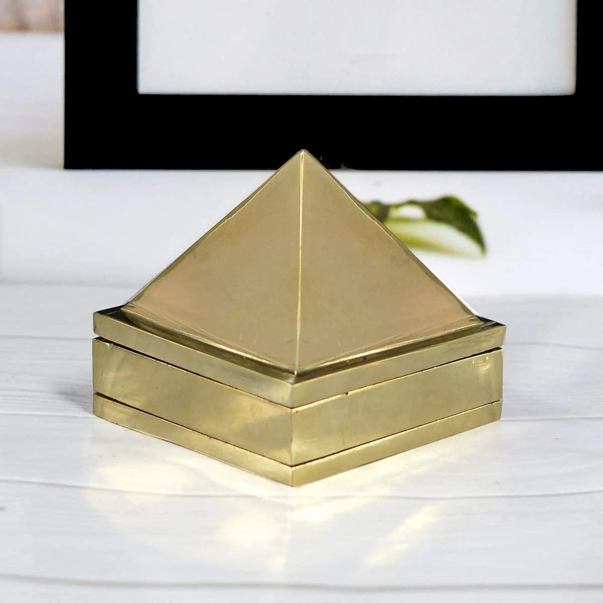 Amazon.com: Imagine Mart Pure Brass Wish Pyramid 3 Layer Size 1.5 inch ...