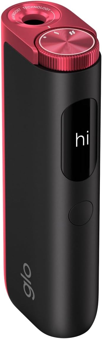 Amazon | glo(グロー) ハイパー プロ HYPER pro ルビー・ブラック 加熱式タバコ 電子タバコ ディスプレイ搭載 ...