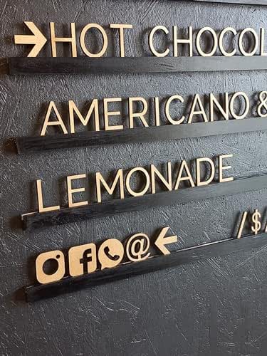 Amazon.com: Crafted Elegance: Wooden Menu Board with Replaceable ...