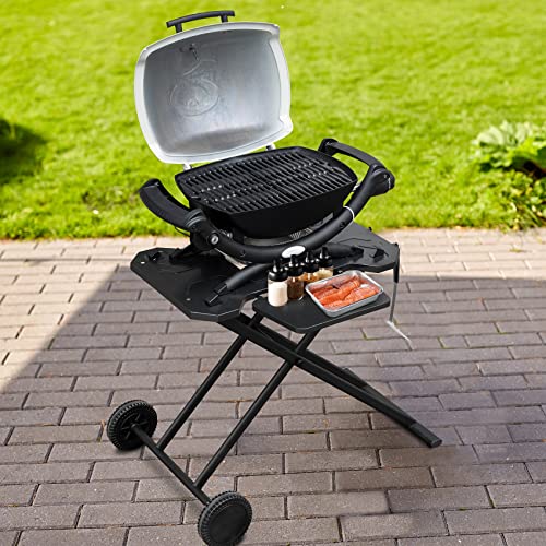 Stanbroil Portable Grill Cart for Weber Q Series Gas Grills, Upgraded ...