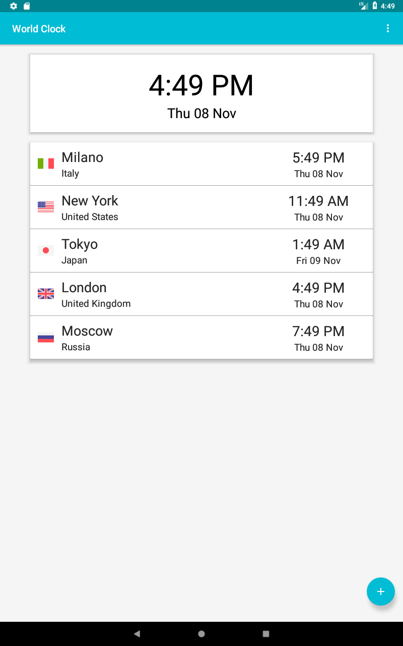 World Clock - App on Amazon Appstore