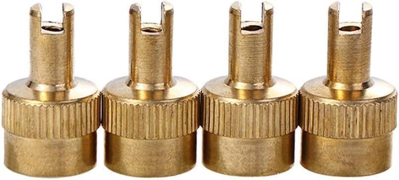 Amazon.com: 4Pcs Gold Tire Valve Stem Caps,Universal Valve Core Remover ...