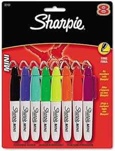 Amazon.com : Sharpie Products - Sharpie - Mini Permanent Markers, Fine ...