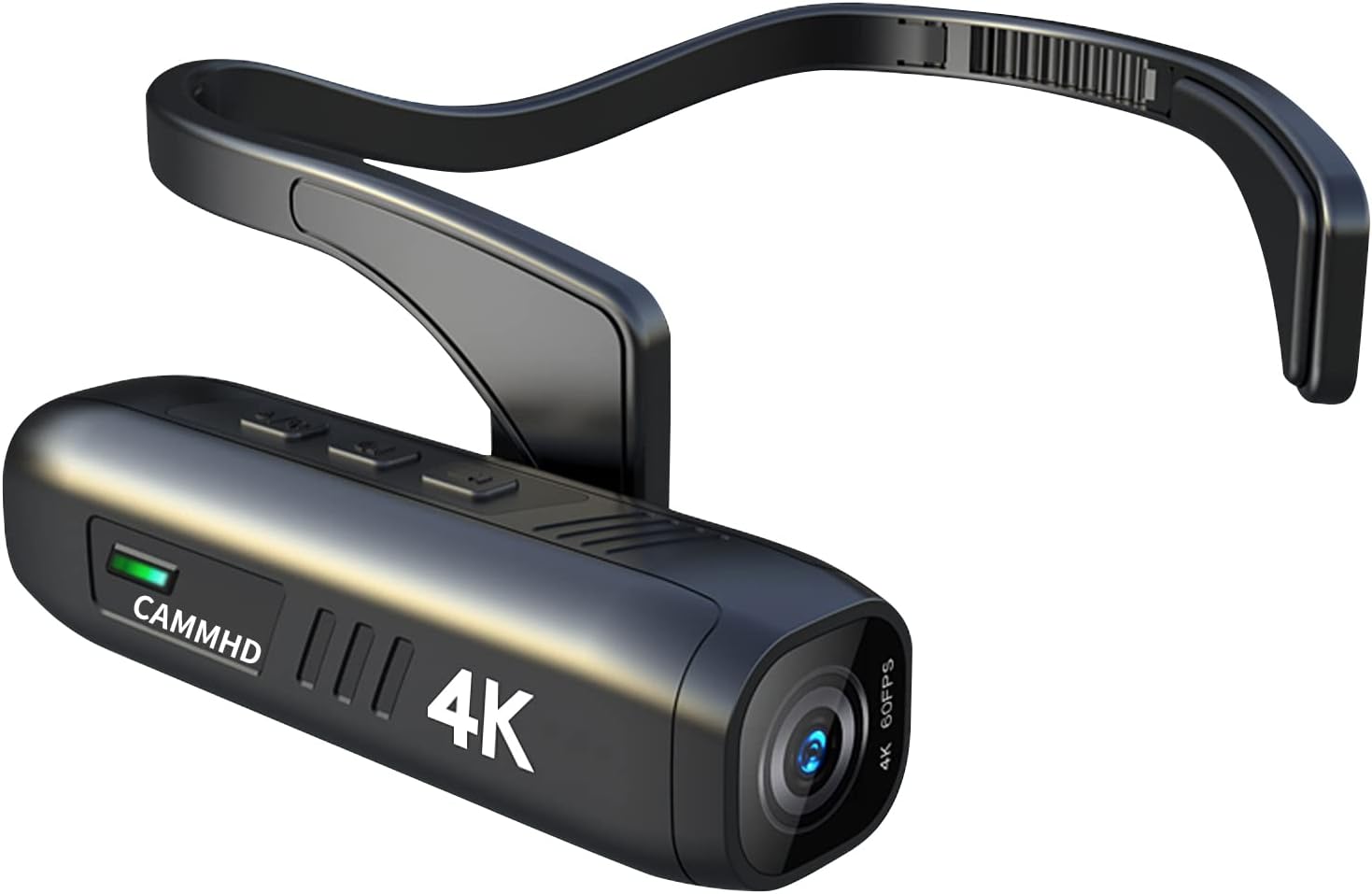 CAMMHD Head Mounted Camcorder, 4K Video, WiFi, Anti-Shake, 2200mAh ...