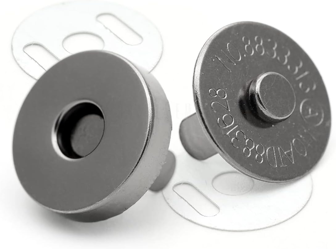 Amazon.com: CRAFTMEMORE Magnetic Snap Buttons Strong Clasp for Purse ...