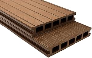 Tuda Grass Direct | 3.6m Composite WPC Decking - Deep Embossed ...
