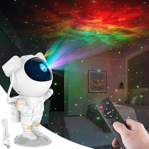 Amazon.com: Astronaut Star Projector Galaxy Light, 360° Space Buddy ...