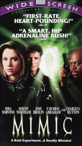 Amazon.com: Mimic [VHS] : Mira Sorvino, Jeremy Northam, Alexander ...