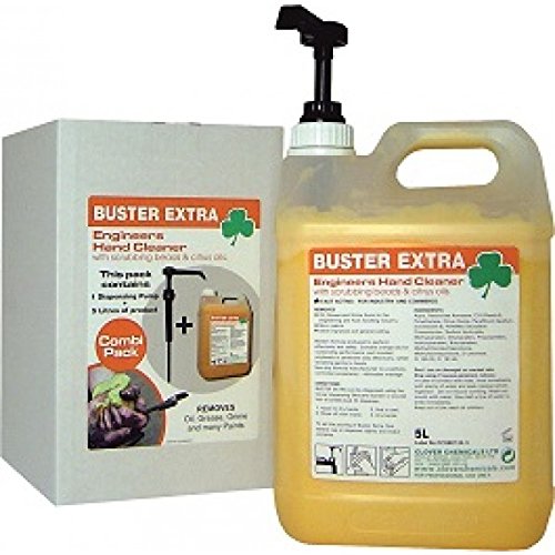 Clover Chemicals 415 Buster Extra Engineers Hand Cleaner with Scrubbing ...