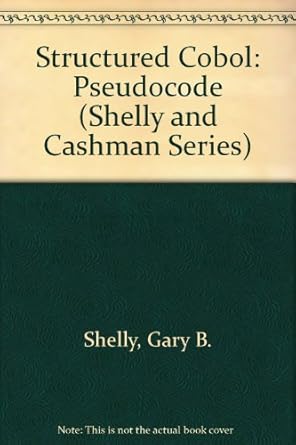 Buy Pseudocode (Structured Cobol) Book Online at Low Prices in India ...