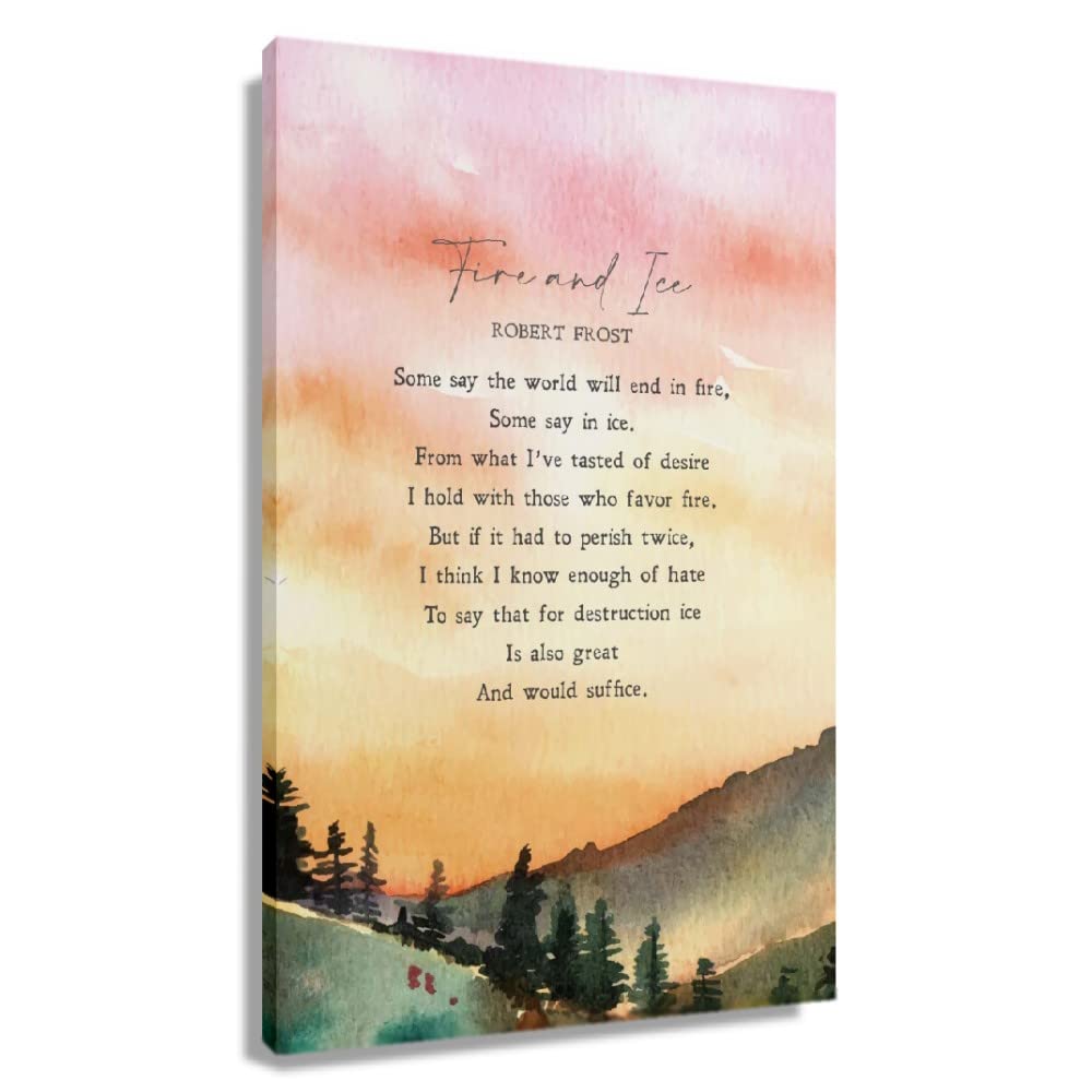 Fire And Ice Robert Frost Imagery