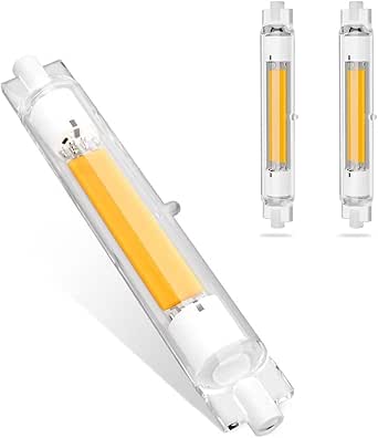 R7S LED 118mm 30W Dimmerabile, Lampadina R7S 3000K Bianco Calda 3000LM ...
