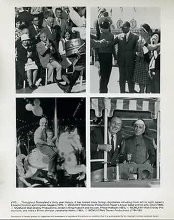 Amazon.com: Walt Disney at Disneyland with Emperor Hirohito & Anwar ...