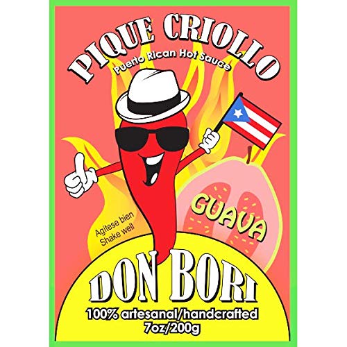 Piqué Criollo Don Bori Guayaba 7oz Salsa picante 100% artesanal en ...