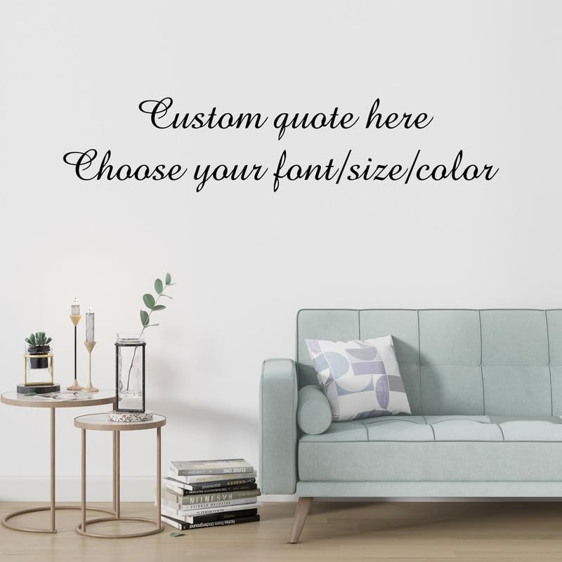 Anewdecals Custom Quotes Wall Stickers - Create Your Own Wall Decal ...