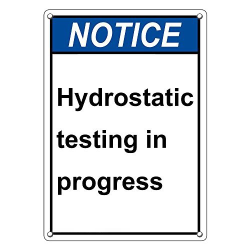 Amazon.com: Weatherproof Plastic Vertical ANSI Notice Hydrostatic ...