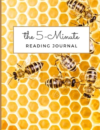 The 5-Minute Reading Journal Honeycomb: Bumblebee Tracker Journal ...