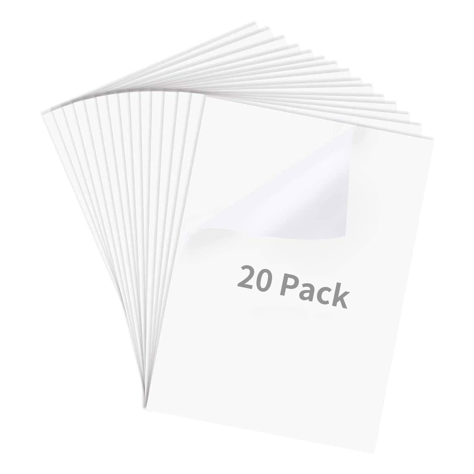 Buy WancalaWaterproof Printable Vinyl Stickers Paper for Inkjet Printer ...