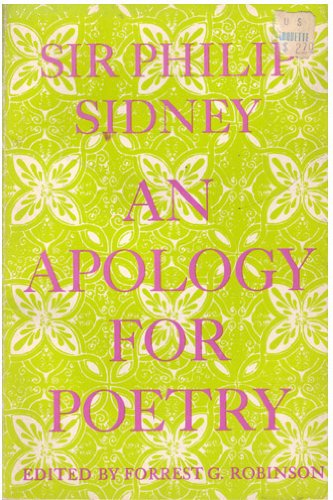 Amazon.com: Apology for Poetry: 9780064967105: Sidney, Philip, Sir: Books