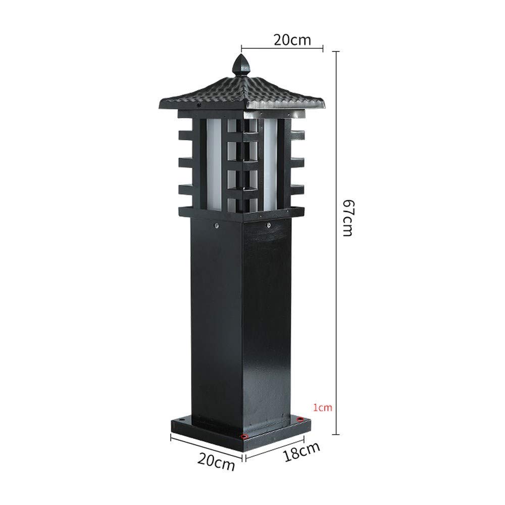 Japanese Outdoor Pole Lighting Outdoor Post Lights Contemporary