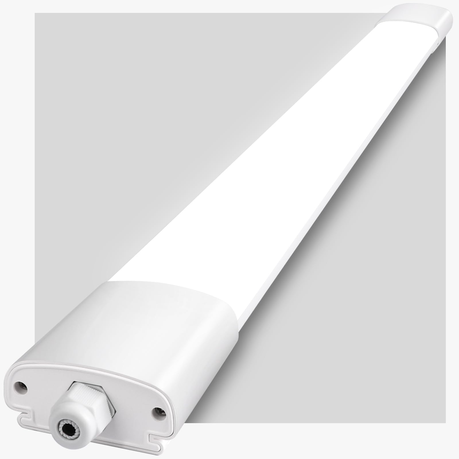 LED Wet Room Light 60 cm IEGLED, 20 W 2200 LM Ceiling Light 4000 K ...