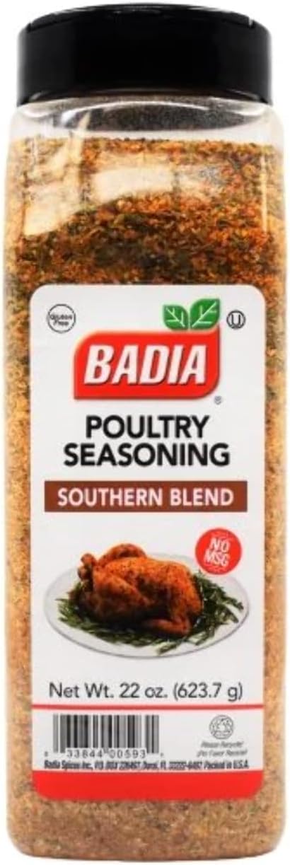 Amazon.com : Poultry Seasoning Southern Blend - 22 oz - Badia Spices ...