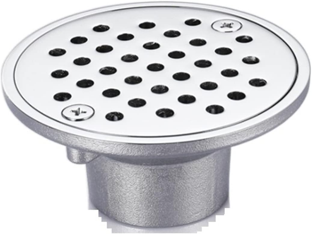 Floor Shower Drain kit Round Floor Drain Cover Shower Grille Floor ...