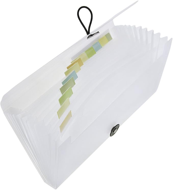 Amazon.com : Expanding File Folders Accordion Document File Organizer ...