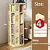 Amazon.com: Moptrek otating Bookshelf, 360° Revolving Bookcase for ...