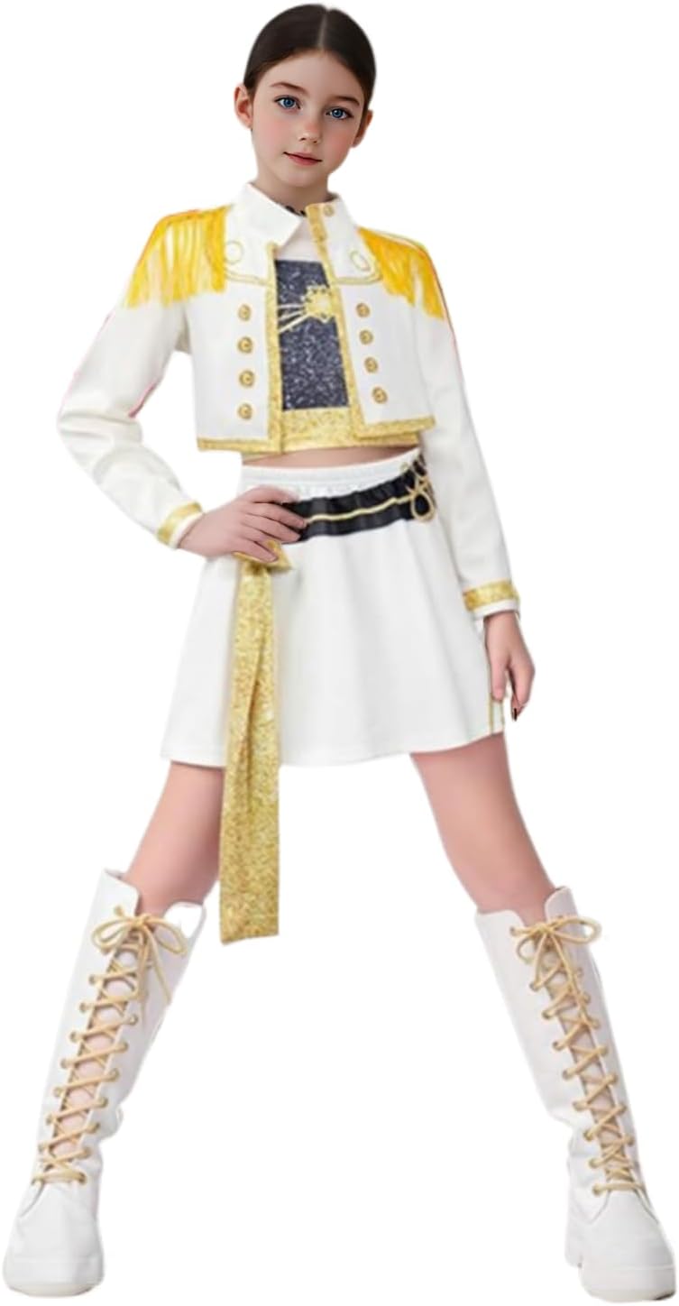MSSmile-FANKID Kid Girls Demon Hunters Pop Singers Costume Cute Stage ...