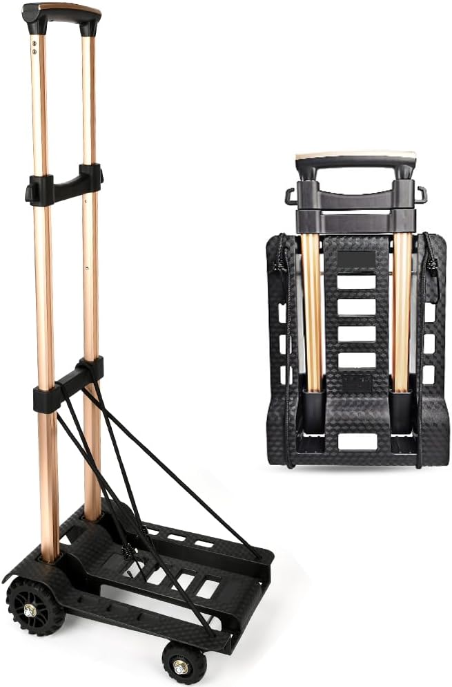 Amazon.com: Mount-It! Luggage Cart with Wheels Foldable | Strong ...