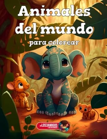 Amazon.com: Animales del mundo: para colorear (Spanish Edition ...