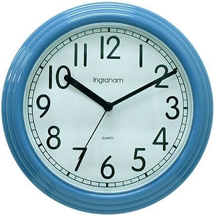 Amazon.com: Salton Ingraham Round Cascade Wall Clock : Home & Kitchen