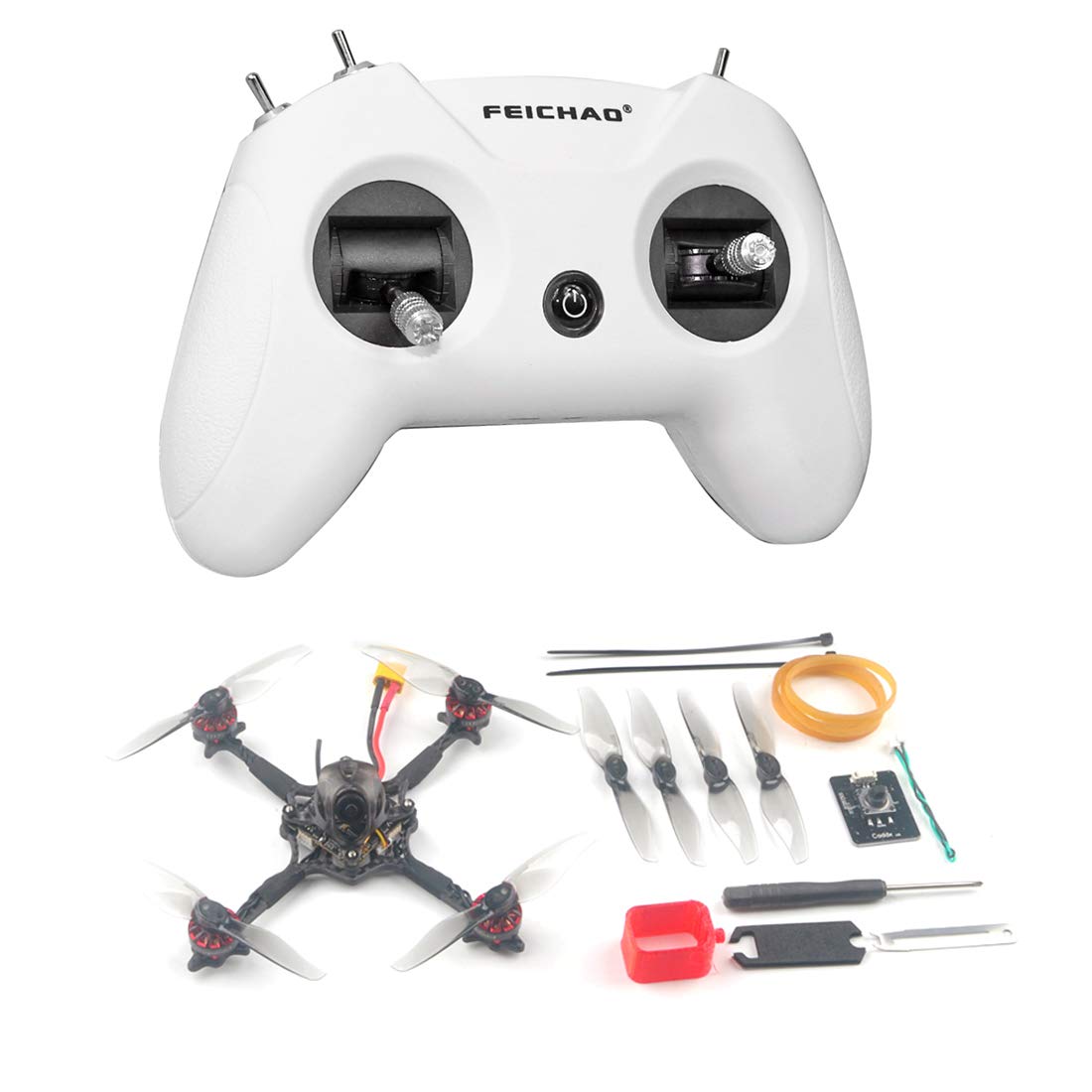 Buy HAPPYMODEL New Crux3 FPV Drone 115mm + FEICHAO LiteRadio 8CH ...