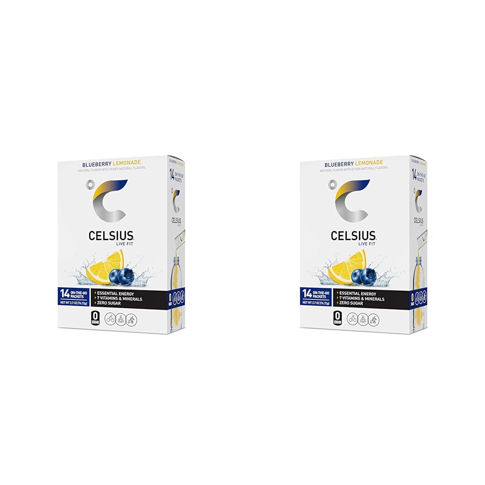 Snapklik.com : CELSIUS On-the-Go Essential Energy Drink Mix, Blueberry ...