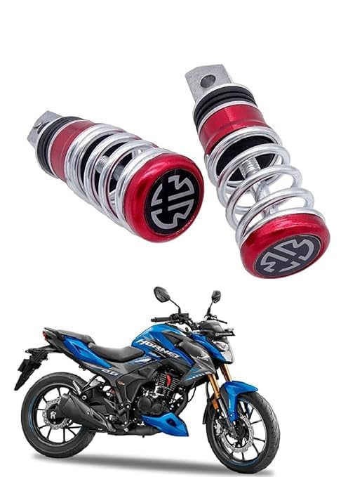 AMB Universal Foot Rest | Stylish Heavy Duty Aluminium Spring Coil Bike ...