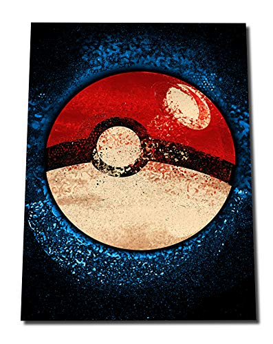 Amazon.com: POKEBALL POKEMON Watercolour Art Print Poster Wall Decor ...