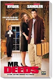 Mr. Deeds [VHS]: Amazon.co.uk: Sandler, Adam, Ryder, Winona, Turturro ...