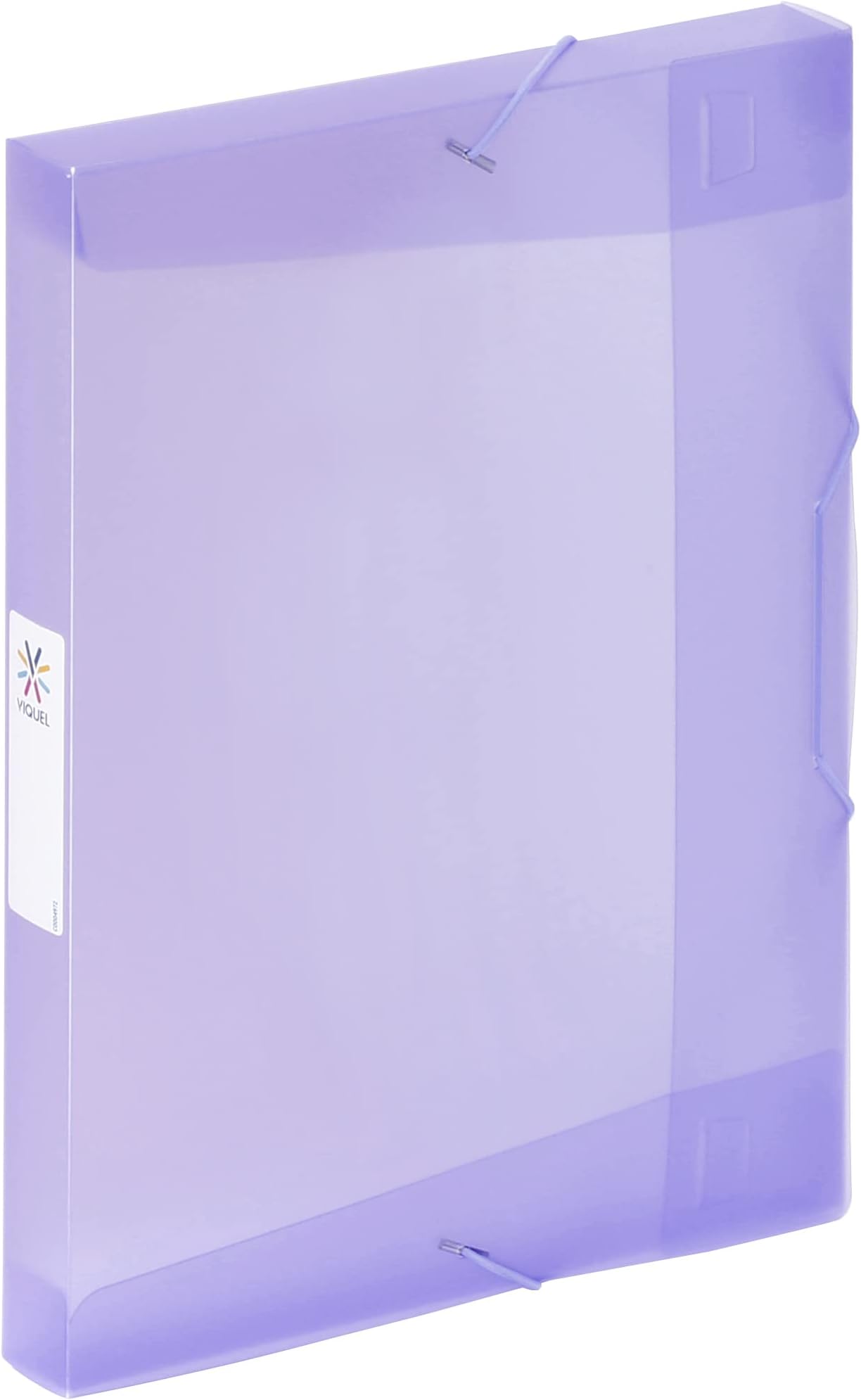 Viquel - Large Capacity Plastic Folder with 3 Flaps - A4 File Box with ...