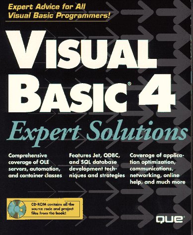 Amazon.com: Visual Basic 4 Expert Solutions/Book and Cd-Rom ...