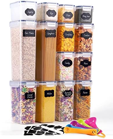 Amazon.com: Air Tight Food Storage Containers with Lids Airtight ...