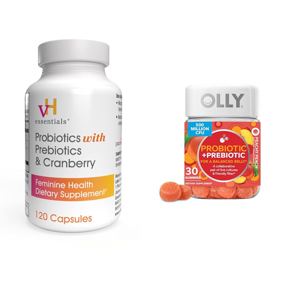 Amazon.com: vH essentials Probiotics with Prebiotics and Cranberry ...