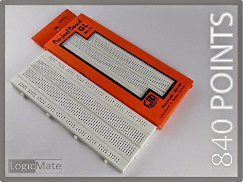 HIGH QUALITY 840 POINTS BREAD BOARD / SOLDERLESS PCB CIRCUIT TEST BOARD ...