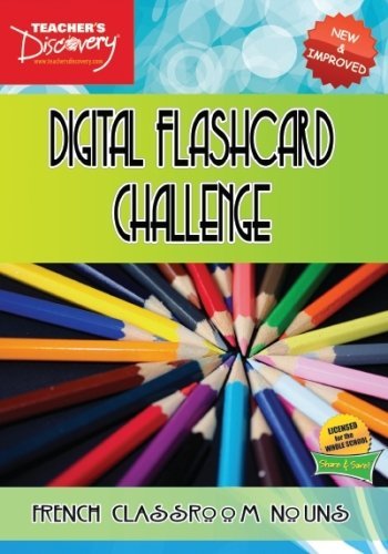 Buy Digital Flashcard Challenge Game French Classroom Nouns CD-ROM ...