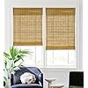 Amazon.com: LazBlinds No Tools No Drill Cordless Bamboo Roman Shades ...